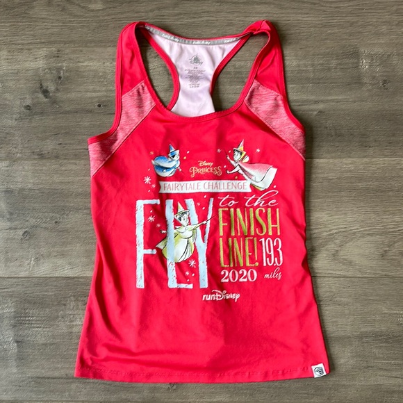 Disney | Tops | Rundisney 220 Princess Fairytale Challenge Tank Top ...